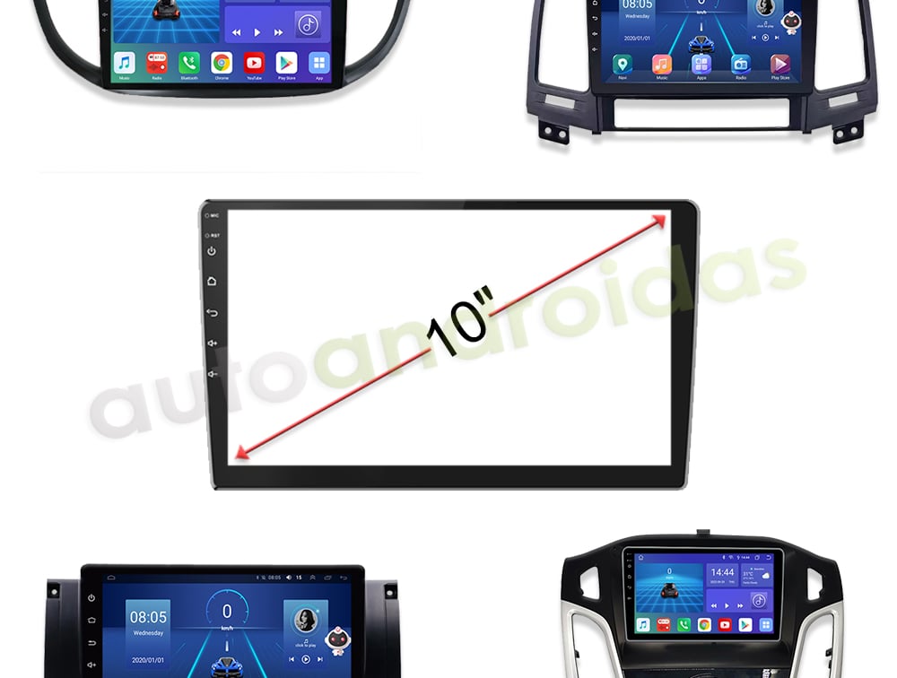 10" ANDROID MULTIMEDIA | 10 COLIŲ MULTIMEDIJA | ANDROID MULTIMEDIA | CARPLAY | ANDROID AUTO